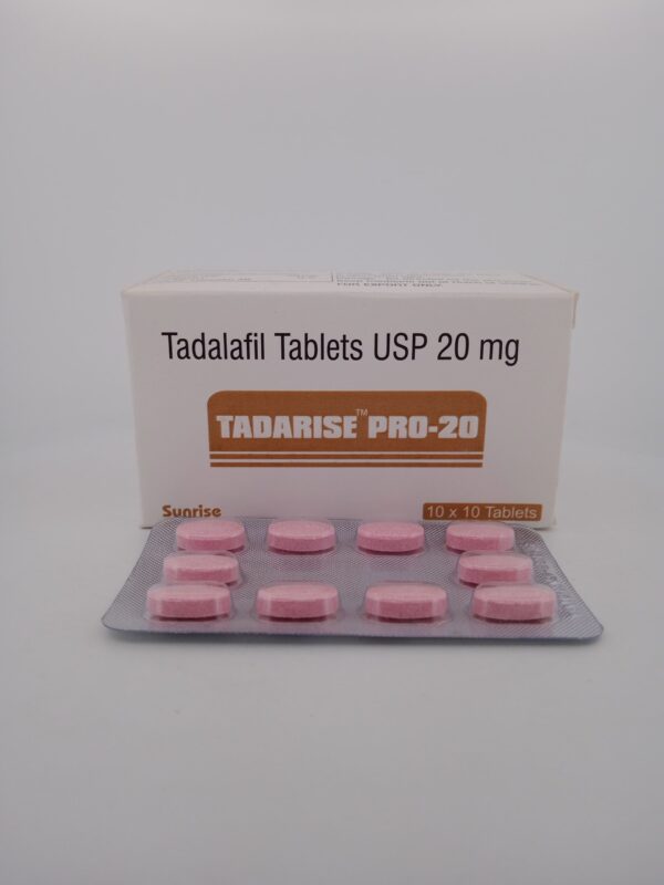 Tadarise Pro 20 mg ED Tablets